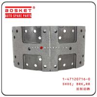 China ISUZU FVR33 VC46 Rear Brake Shoe LH 1-47120716-0 1471207160 12.4kg for sale
