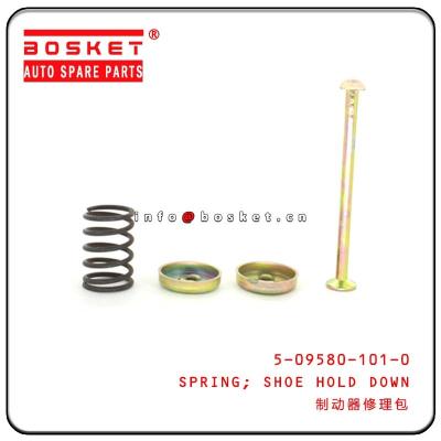 China Isuzu 700P 4HK1-TC Shoe Hold Down Spring 5095801010 5-09580-101-0 for sale