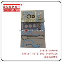China Isuzu 3KR1 Engine Overhaul Gasket Set 5-87810070-0 5878100700 0.516kg for sale