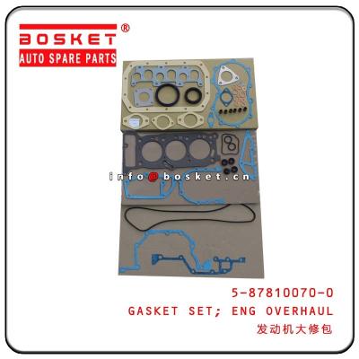 China Isuzu 3KR1 Engine Overhaul Gasket Set 5-87810070-0 5878100700 0.516kg for sale