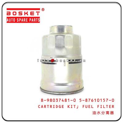 China Fuel Filter Cartridge Kit 8-98037481-0 5-87610157-0 For Isuzu NP 4HK1 Engine for sale