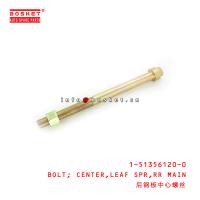 China ISUZU CXZ Rear Main Leaf Spring Center Bolt 1-51356120-0 1513561200 0.39kg for sale