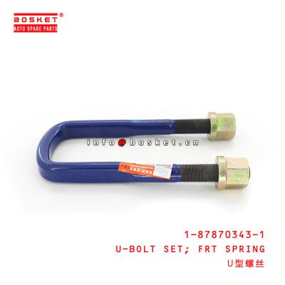 China ISUZU CXZ51K 6WF1 Front Spring U Bolt Set 1-87870343-1 1878703431 for sale