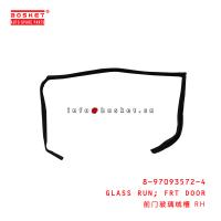 China Isuzu TFR17 4ZE1 Front Door Glass Run RH 8-97093572-4 8970935724 for sale