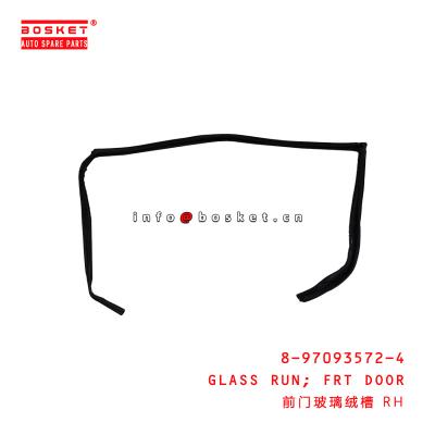 China Isuzu TFR17 4ZE1 Front Door Glass Run RH 8-97093572-4 8970935724 for sale