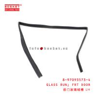China 8-97093573-4 8970935734 Front Door Glass Run LH for ISUZU TFR17 4ZE1 0.5KG for sale