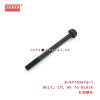 China 8-97133416-1 8971334161 Cylinder Head to Block Bolt for ISUZU NKR77 4JH1 Engine for sale