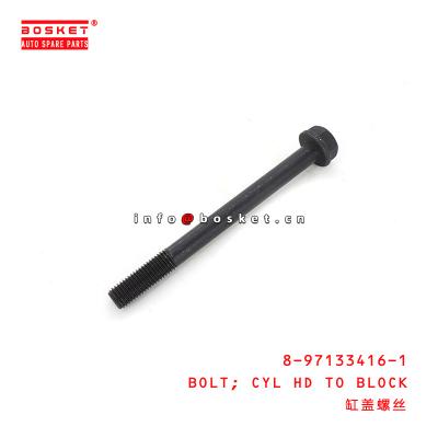 China 8-97133416-1 8971334161 Cylinder Head to Block Bolt for ISUZU NKR77 4JH1 Engine for sale