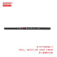 China ISUZU TFR17 4ZE1 Rear Door Inner Waist Seal 8-97160986-1 8971609861 for sale