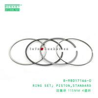 China Standard Piston Ring Set 8980171660 8-98017166-0 for ISUZU 4HK1 6HK1 Engine for sale