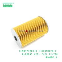 China ISUZU Fuel Filter Element Kit 1878109760 8981749030 for CVZ CXZ51K 6WF1 VC46 for sale