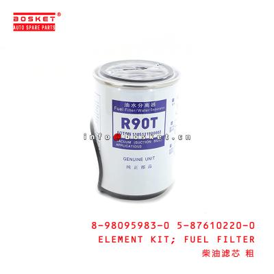 China Fuel Filter Element Kit 8980959830 587610220B0 for ISUZU NPR75 4HK1 0.7kg for sale