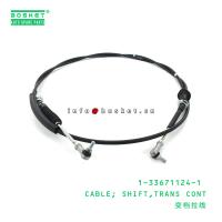 China ISUZU FSR33 Transmission Control Shift Cable 1336711241 1-33671124-1 1.24kg for sale