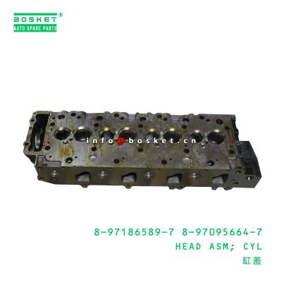 China Cylinder Head Assembly 8-97186589-7 8-97095664-7 for ISUZU NPR66 4HF1 Engine 50.15kg for sale