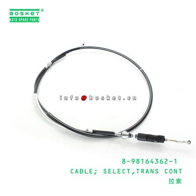 China Transmission Control Select Cable 8981643621 8-98164362-1 for ISUZU NMR85 0.98kg for sale