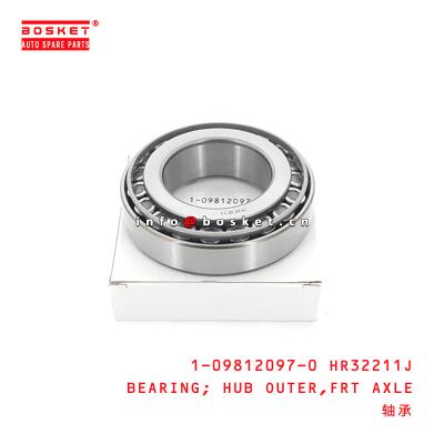 China HR32211J Front Axle Hub Outer Bearing 1-09812097-0 for ISUZU NPS 0.86kg for sale