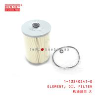 China ISUZU 1-13240241-0 1132402410 Oil Filter Element for CXZ51K 6WF1 10PE1 Engine for sale
