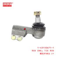 China ISUZU FSR Tie Rod End LH 1-43150671-1 1431506711 Truck Chassis Parts 2.3kg for sale