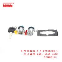 China ISUZU CXZ81 10PE1 6WF1 Door Lock Cylinder Assembly 1-79138202-1 1791382021 for sale