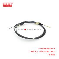 China ISUZU CXZ81 10PE1 Parking Brake Cable 1-79996343-3 1799963433 3KG for sale