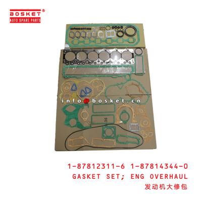 China Engine Overhaul Gasket Set 1-87812311-6 1-87814344-0 for ISUZU XE 6BG1 2.11kg for sale