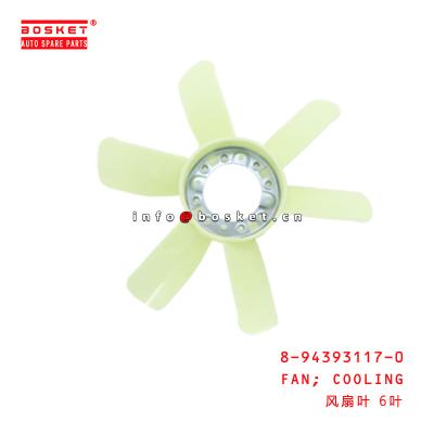 China Cooling Fan 8943931170 8-94393117-0 for Isuzu FSR32 6HE1T Engine 2.6kg for sale
