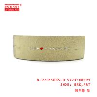 China Front Brake Shoe 8970350850 5471100591 for ISUZU NKR55 4JB1 1.45kg for sale