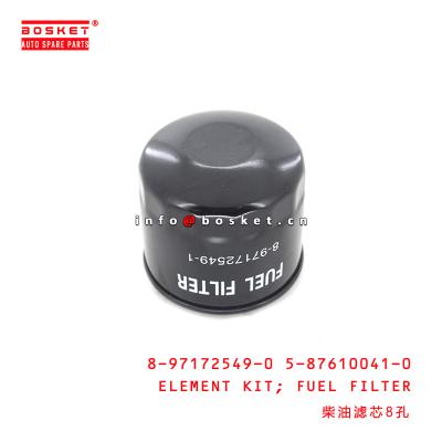 China ISUZU NPR60 4BG1 4HF1 Fuel Filter Element Kit 8971725490 5876100410 for sale
