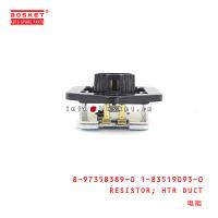 China ISUZU NPR Heater Duct Resistor 24V 8973583890 1835190930 for sale