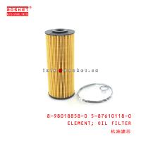 China Oil Filter Element 8980188580 5876101180 for ISUZU NKR NPR 4JJ1 Engine 0.14kg for sale