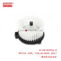 China Blower Unit Fan Motor Assembly 8981839260 for ISUZU VC46 700P 4HK1 12V for sale