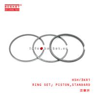 China HSH Standard Piston Ring Set 3KR1 Isuzu Replacement Parts for sale