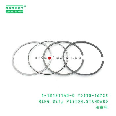 China Standard Piston Ring Set 1-12121143-0 YDI10-167ZZ for ISUZU EXR52 6WG1 Engine 1121211430 for sale