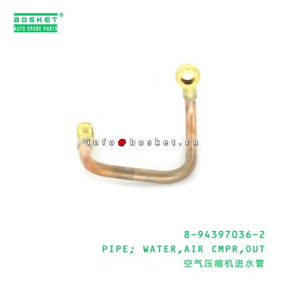 China ISUZU FTR Out Air Compressor Water Pipe 8-94397036-2 8943970362 0.18kg for sale