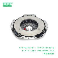 China ISUZU NPR58 4BE1 Clutch Pressure Plate Assembly 8-97031758-1 11.85kg for sale