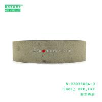 China ISUZU NKR Front Brake Shoe 8970350840 8-97035084-0 1.14kg for sale