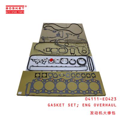 China Hino E13C Engine Overhaul Gasket Set 04111-E0423 Truck Parts for sale