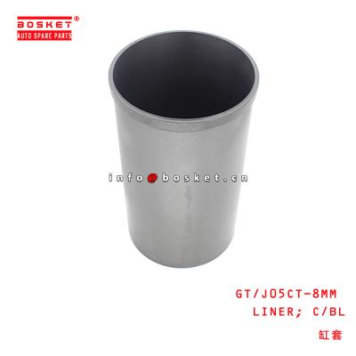 China GT/J05CT-8MM Cylinder Block Liner for HINO J05CT Engine 8mm Oversize for sale