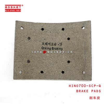 China HINO700-SCP-Q Brake Pads for HINO 700 Truck Heavy Duty Friction Material for sale