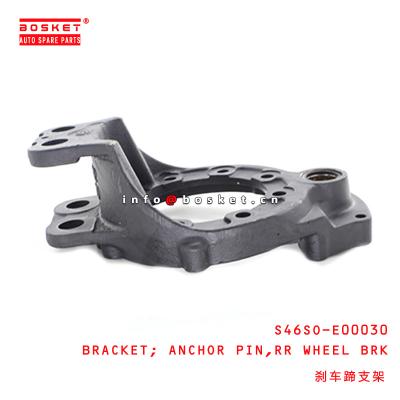 China S46SO-E00030 Rear Wheel Brake Anchor Pin Bracket for HINO 700 E13C for sale