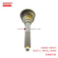 China Transmission Main Shaft SU002-00351 for HINO 300 N04C Engine for sale