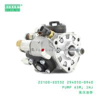 China 22100-E0532 294050-0940 Injection Pump Assembly For HIN O500 J08E for sale