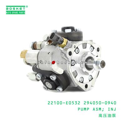 China 22100-E0532 294050-0940 Injection Pump Assembly For HIN O500 J08E for sale