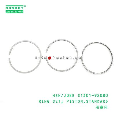 China Standard Piston Ring Set S1301-92080 for HINO J08E Engine 4 Rings for sale