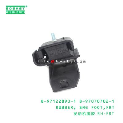 China Front Engine Foot Rubber 8971228901 8970707021 for ISUZU NHR 1.655kg for sale
