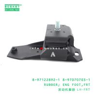 China Front Engine Foot Rubber 8971228921 8970707031 for ISUZU NHR 1.655kg for sale