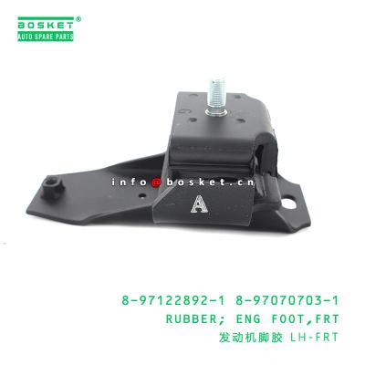 China Front Engine Foot Rubber 8971228921 8970707031 for ISUZU NHR 1.655kg for sale