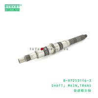 China ISUZU MYY6P Clutch System Trans Main Shaft 8972531163 8-97253116-3 6.6kg for sale