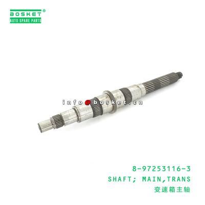 China ISUZU MYY6P Clutch System Trans Main Shaft 8972531163 8-97253116-3 6.6kg for sale