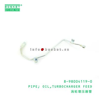 China ISUZU FRR Turbocharger Feed Oil Pipe 8980041190 8-98004119-0 0.38kg for sale